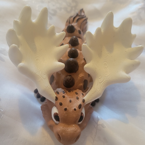 Hand Crafted | Toys | New3d Moose Dragon Figure | Poshmark